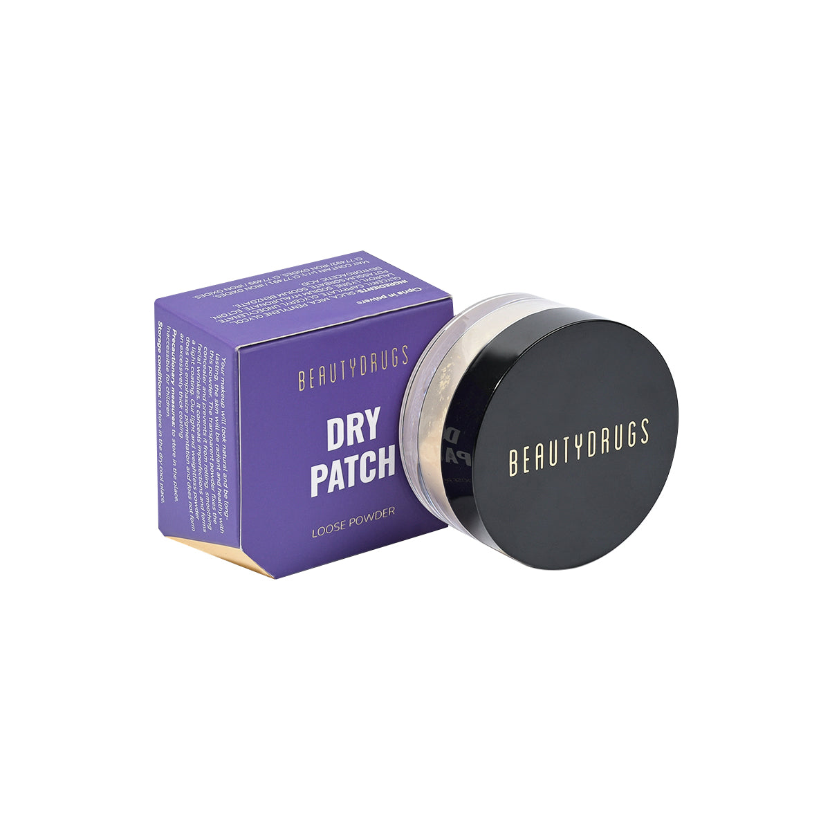 Biri pudra paakių zonai | DRY PATCH LOOSE POWDER – Beautydrugs.lt